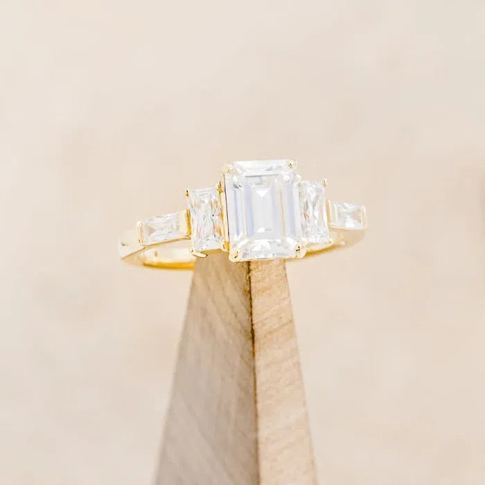 Custom Emerald Cut Engagement Rings | Staghead Designs