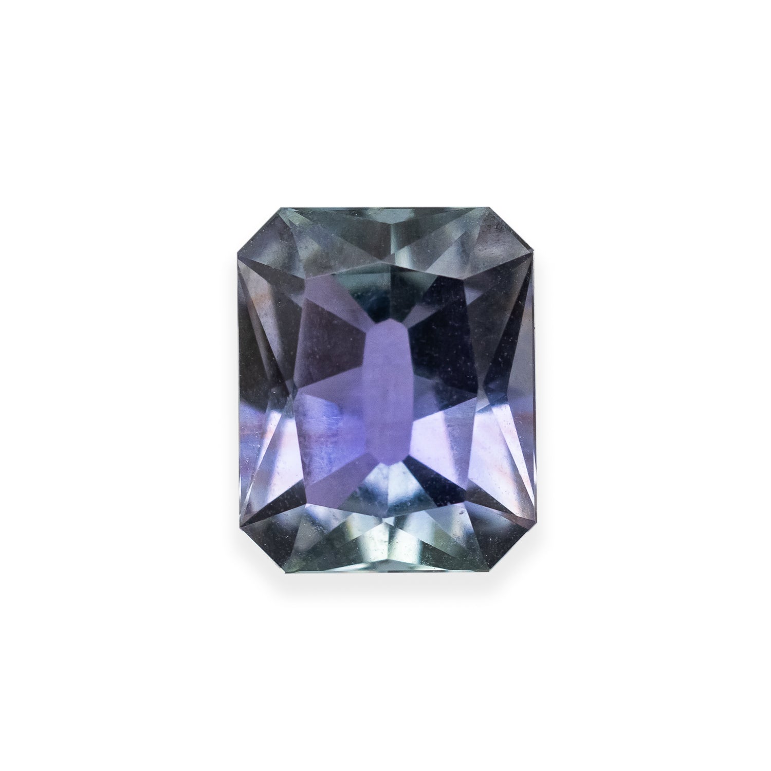 4.1ct 10.6x8.6x4.83mm ANTIQUE RADIANT OCTAGON CUT MERMAID TANZANITE