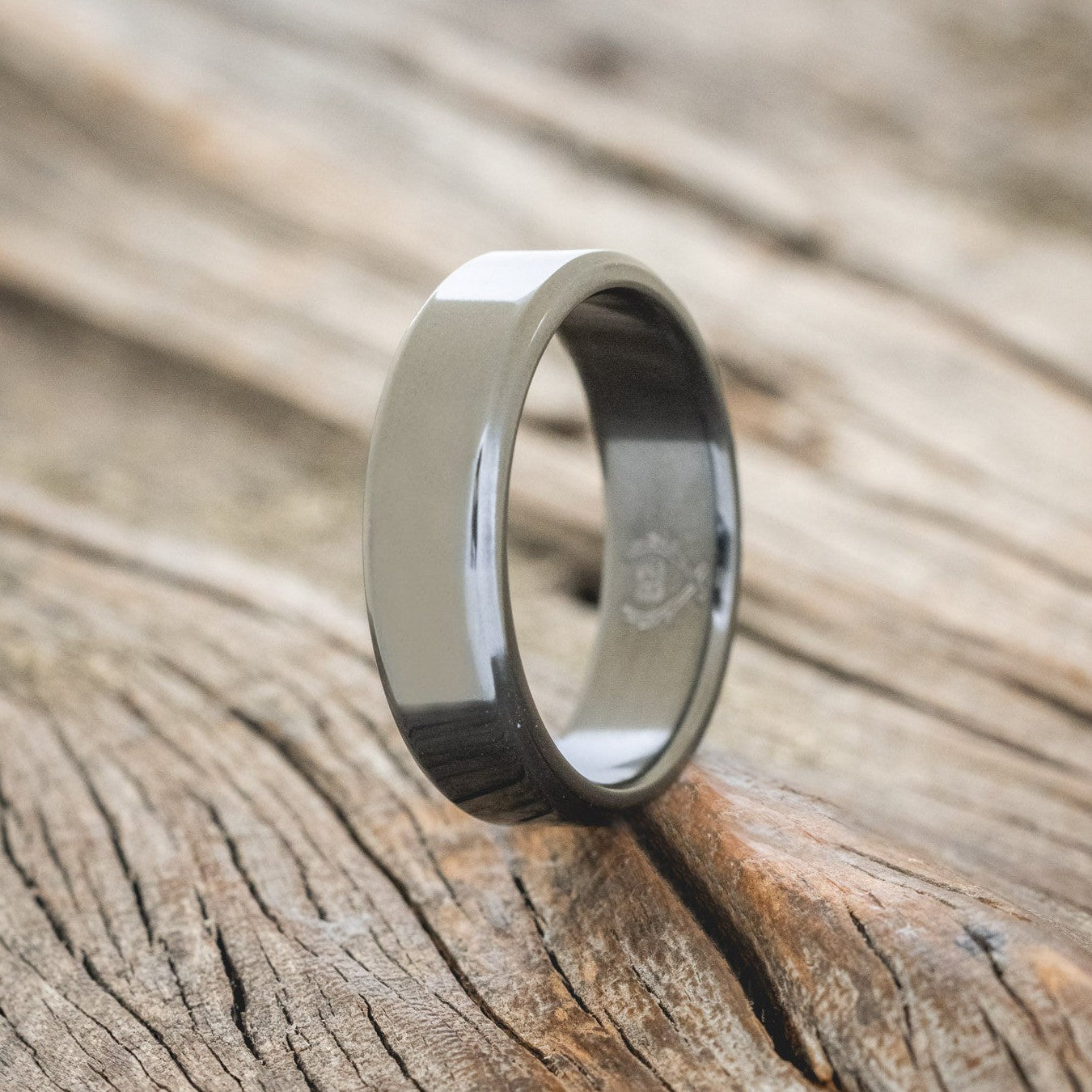 Hand-Turned Solid Metal Wedding Band | Staghead Designs
