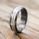 "Tanner" Diamond Dust & 14K Gold Inlay Wedding Band | Staghead Designs