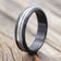 "Tanner" Diamond Dust & 14K Gold Inlay Wedding Band | Staghead Designs