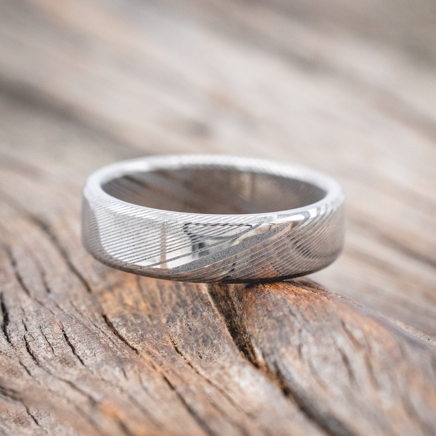 Hand-Turned Solid Metal Wedding Band | Staghead Designs