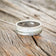 "Tanner" Clear Fishing Line & Antler Wedding Band | Staghead Designs
