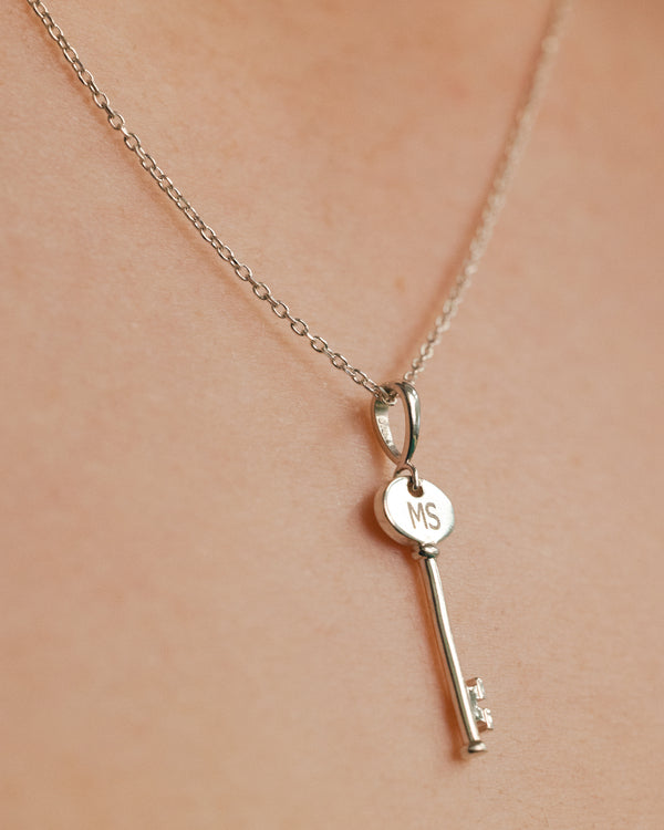 ENGRAVABLE KEY NECKLACE