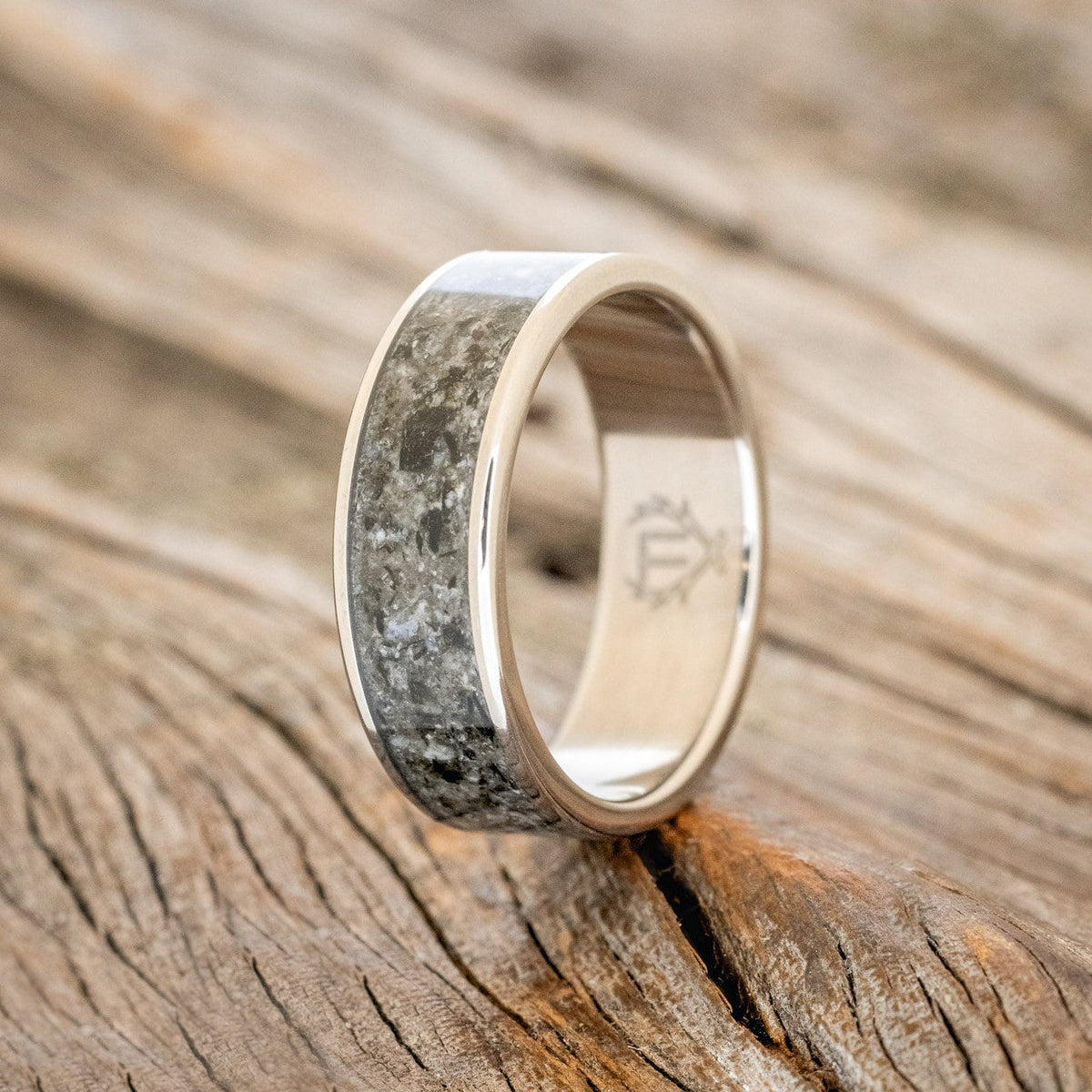 "RAINIER" - MOONSTONE WEDDING RING