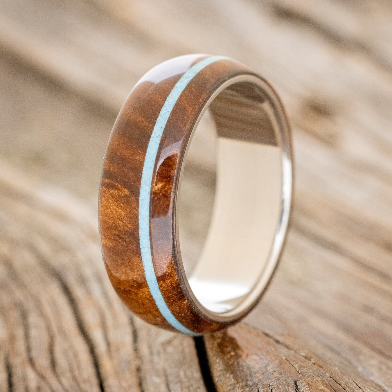 "Remmy" Overlay Wedding Band | Staghead Designs