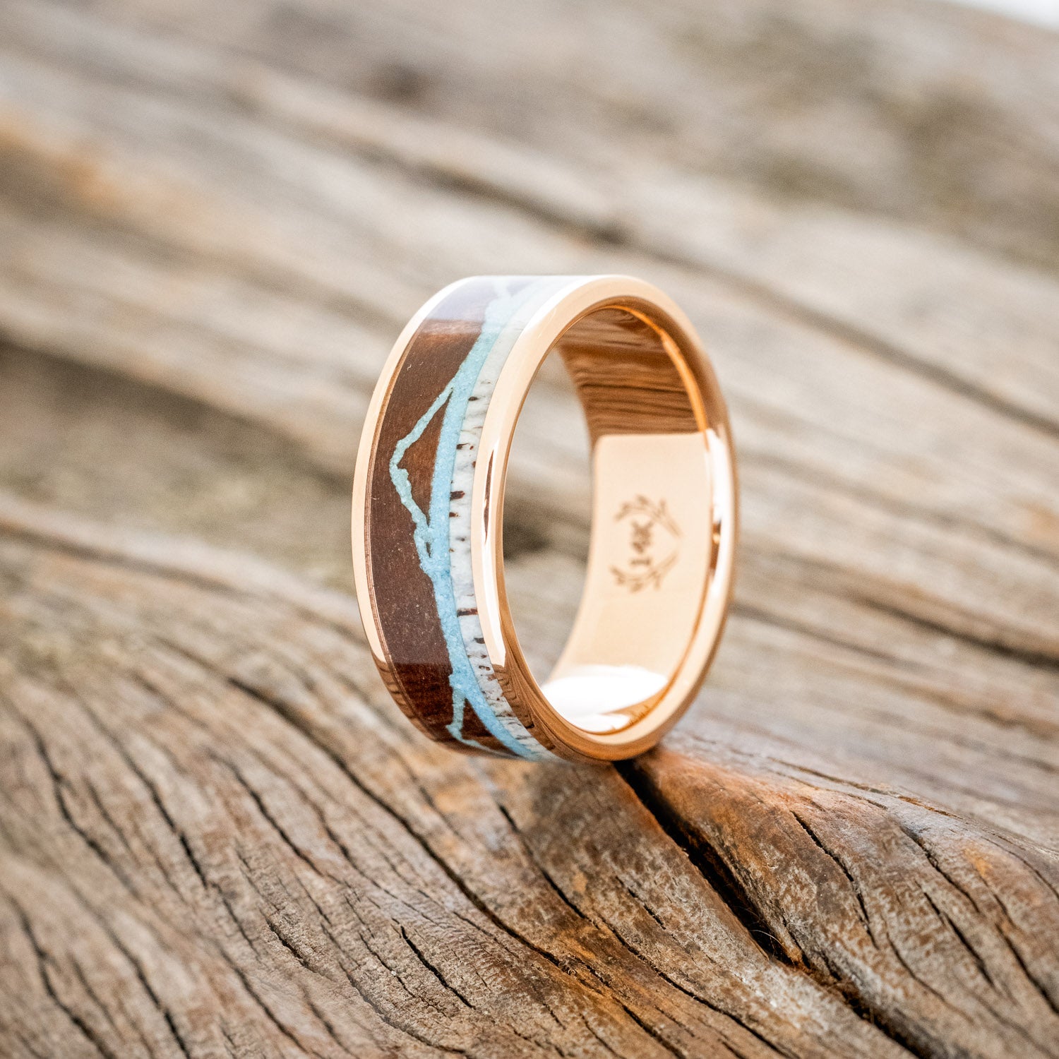 "The Expedition" Men's Mountain Wedding Ring | Staghead Designs
