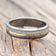 "Tanner" Diamond Dust & 14K Gold Inlay Wedding Band | Staghead Designs