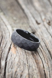 Faceted Tungsten Rings - Ready To Ship