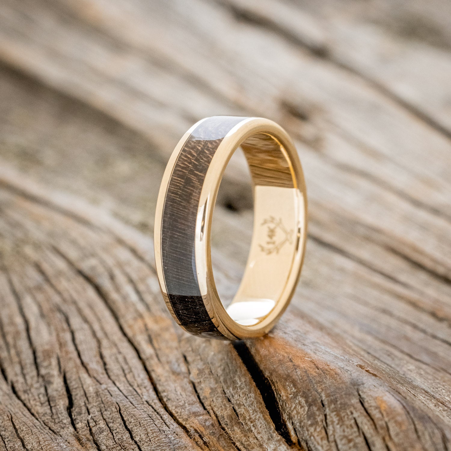 "RAINIER" - DARK MAPLE WEDDING RING